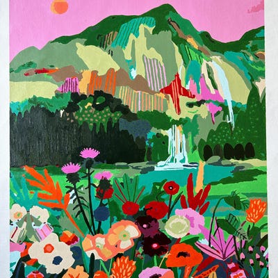 Park Avenue Spring by Joy Laforme Paint by Numbers Deluxe - Etsy