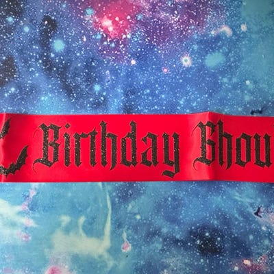 Mama Bat Gothic Sash, Mom to Be Emo Sash, Custom Alternative Sash ...