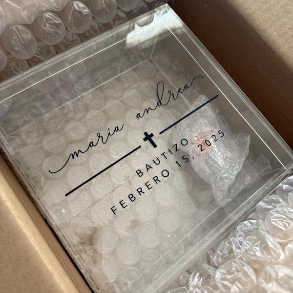 Personalized Baptism Gift Box, Baptism Gift Box, First Communion Gift ...