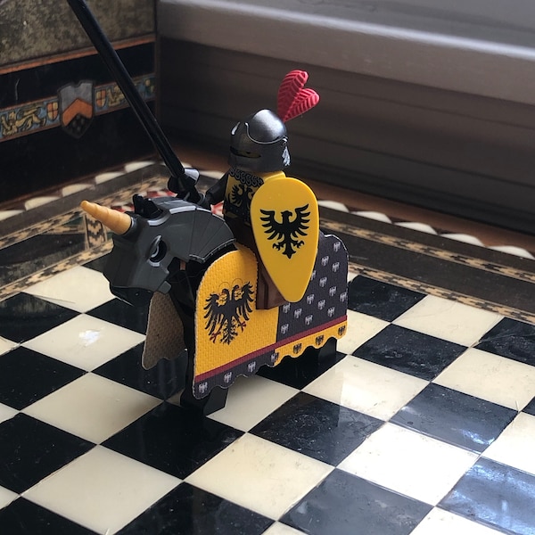 Lego Castle - Fabric Horse Barding - Medieval Jousting - Etsy