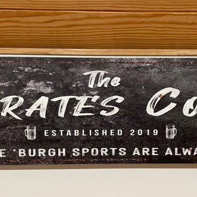 Man Cave Sign, Man Cave Personalized Canvas Decor, Man Cave Bar Sign ...