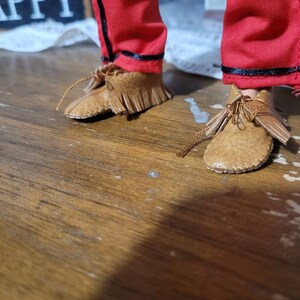 Beaded Pucker Toe Moccasins for 12 Inch Doll - Etsy