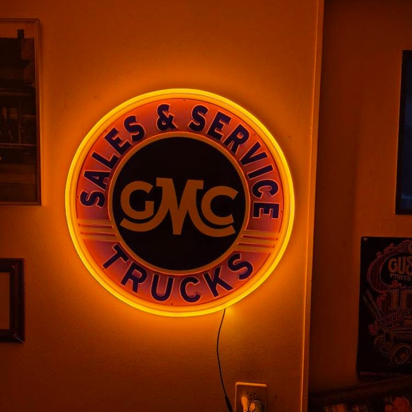 Ice Cold Beer,metal Double Sided Marquee LED Wall Sign, Garage, Patio ...