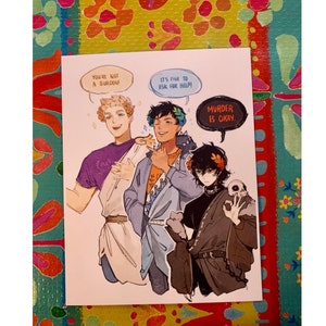 Percy Jackson Nico Di Angelo Skeleton Sticker | Etsy