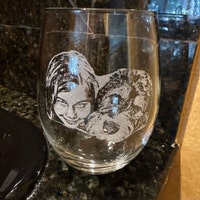 Personalized Photo Engraved Etched Whiskey Glass Whiskey Gift for Dad ...