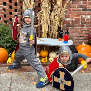 Knight Costume for Kids, Knight Helmet for Kids, Kids Knight Hood, Kids ...