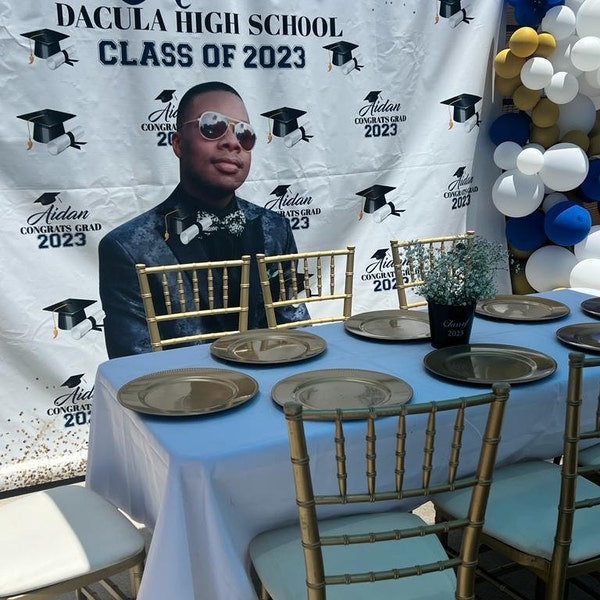 Graduation Backdrop,graduation Step and Repeat, Class of 2018 Backdrop ...