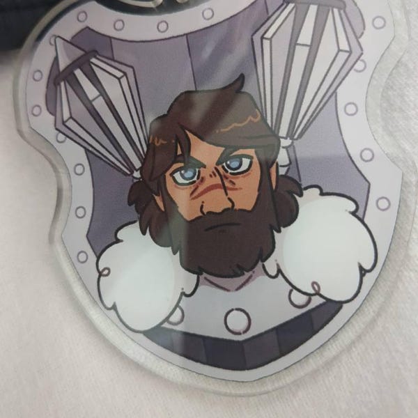 Mysterious Woman Keychains, Double-sided | Centaurworld - Etsy