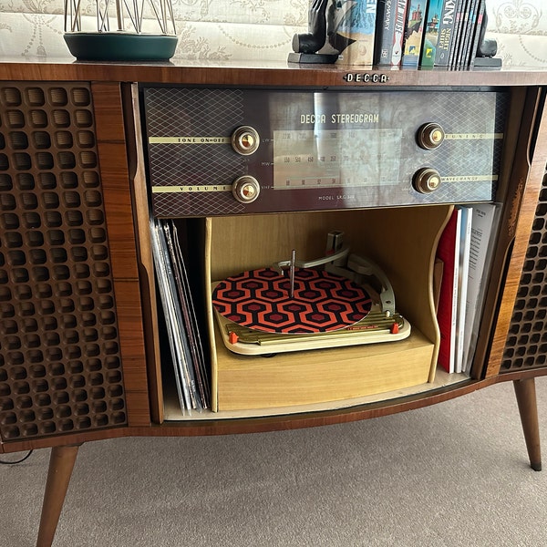 Rotating Vertigo Rings Felt 12" Turntable Mat - Etsy