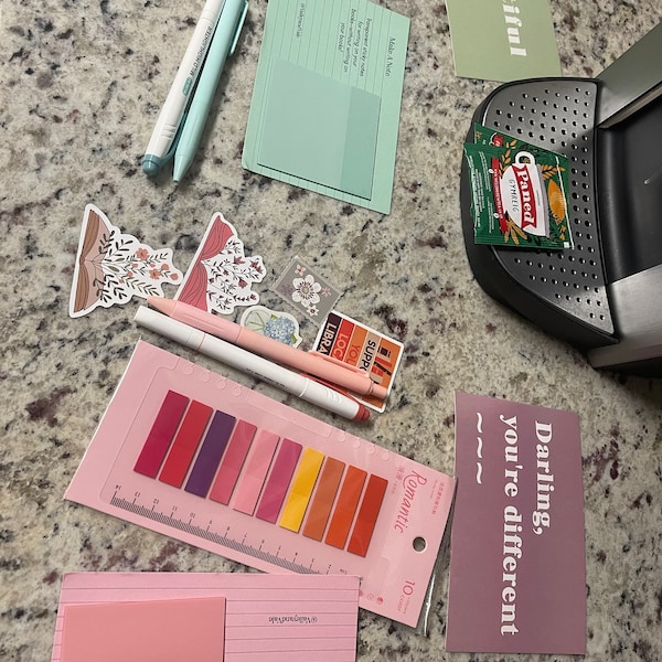 Book Annotating Kits RAINBOW Colours. Page Tabs, Pens and Bookish ...