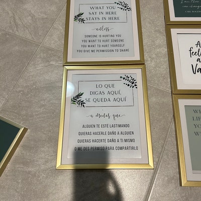 Spanish Confidentiality Sign Poster What You Say Here Stays in Here ...