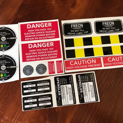 Ectomobile Yellow O2 Side Tanks and Gauges Stickers - Etsy