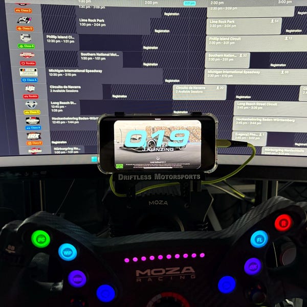 Phone Holder for Moza Base R3 R5 R9 R12 - Display Your Dashboard - 3D ...