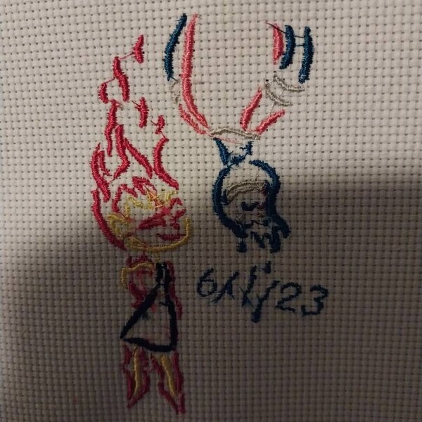 Elemental Ember and Wade Embroidery Machine Design Instant Download ...