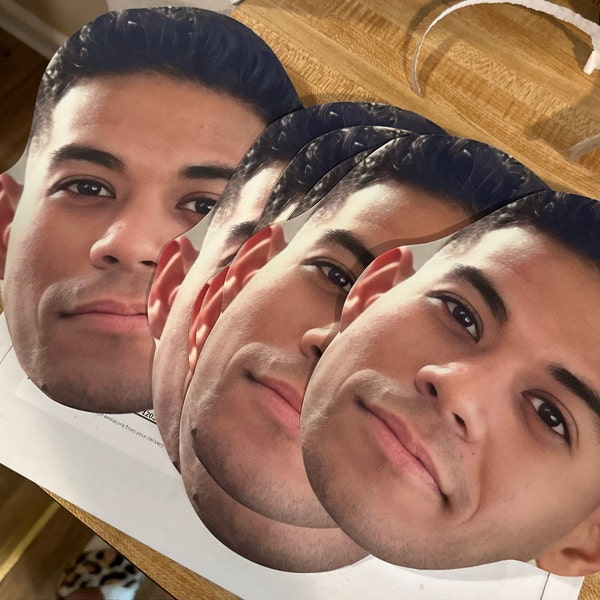 Face on a Stick, Custom Face Cutout, Party Prop Fat Head, Fan Face ...