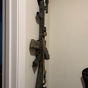 Vertical Rifle Wall Mount | Etsy