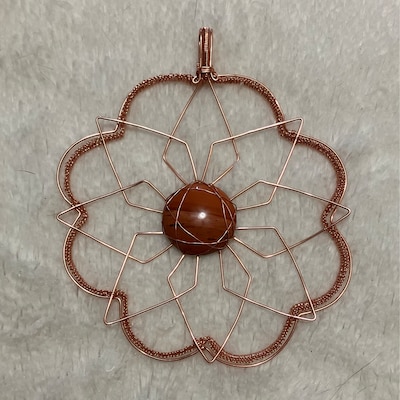 Wire Wrap Tutorial,wire Wrapping Pattern Wirearttutorials Magic Talisman Pendant,diy Jewelry ...