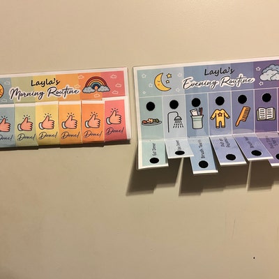 Routine Chart, Chore Chart for Kids, Toddler Routine Chart, Routine ...