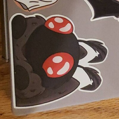 Mothman Magnets Cute Cryptid Mothman Magnet Set Boba Mothman Series ...