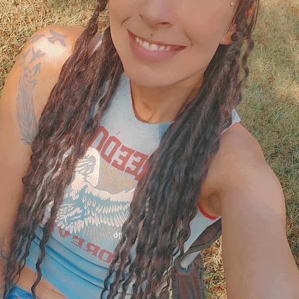 Viking Dreadlocks Dreadlock Ponytail Synthetic Dreadlocks on Elastic ...
