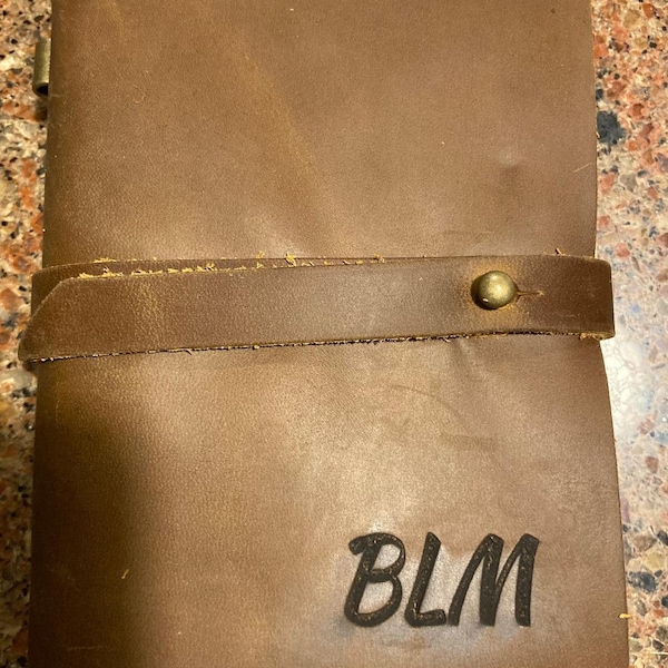 Personalized Refillable Leather Notebook, A6 A5 Leather Notepad, Daily ...