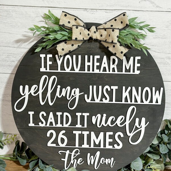 Funny Round Signs SVG , Round SVG Files, Door Hanger Svg, Welcome Sign ...