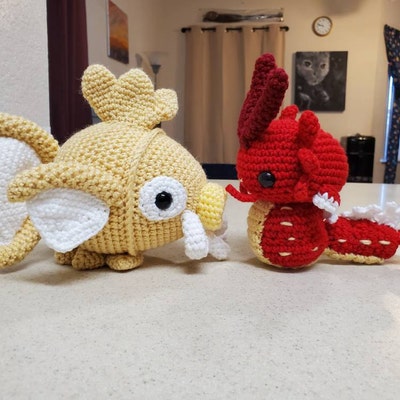 Crochet Magikarp Inspired Chibi Pokemon - Etsy