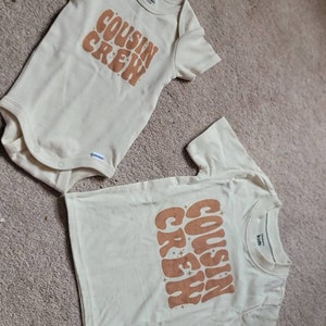 Cousin Crew Toddler Shirt Boho Retro Kids Shirt Cute Cousin Natural Toddler Tee - Etsy