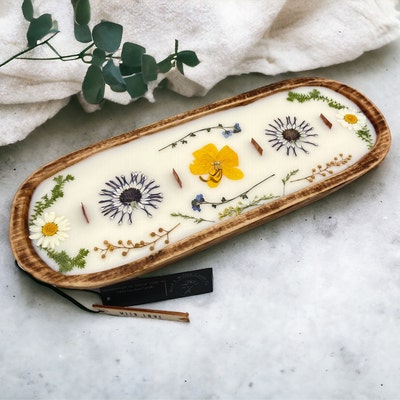 A Set of 8 Pressed Flower Bookmarks, Gift Idea for Book Lovers, Real ...