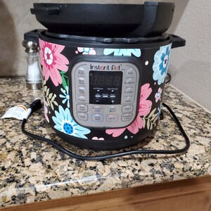 16 Colors Vivid Flowers Colored Background Instant Pot Wrap Instapot ...