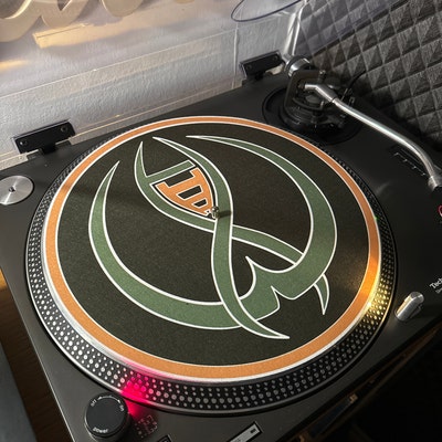 Slipmat Slip Mat Scratch Pad Felt for Any 12 or 7 LP DJ Vinyl Turntable Record Player Custom ...