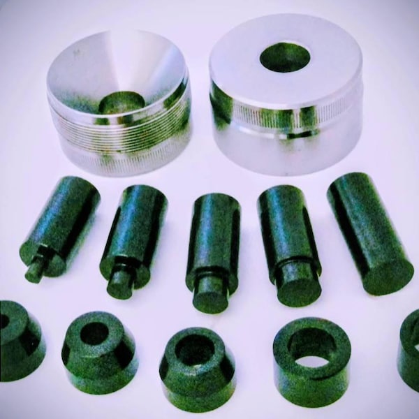 Self Centering Coin Ring Punch Set, No Spacers 6 Punch Size Coin ...
