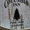 Columbia Inn / Lodge Sign / Pine Tree Vermont / Tiered Tray Decor ...