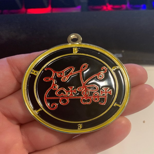 Seal of Beleth Sigil Necklace // Ars Goetia Demon Amulet // Lesser Key ...