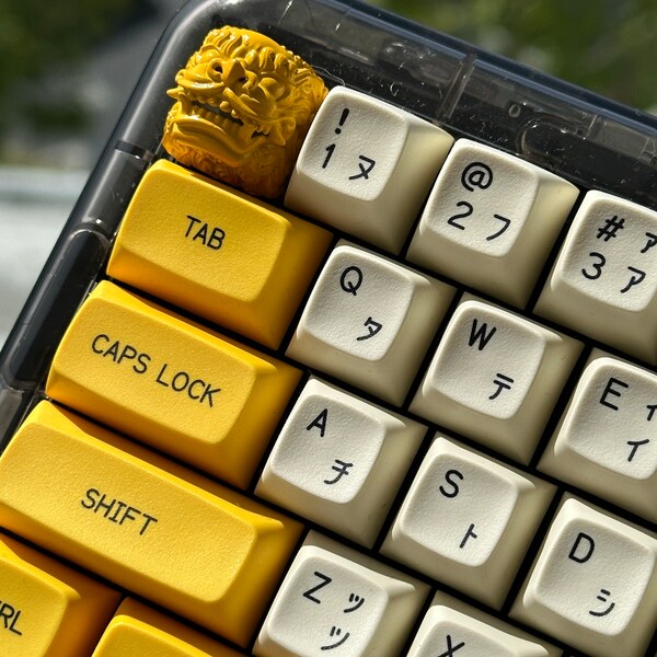 Hand-painted Rustic FOO DOG Keycap for Cherry MX Mechanical Gaming ...