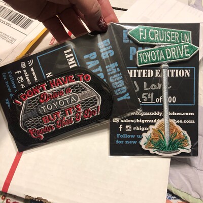 Lady Boss Toyota Patch Embroidered Morale Headliner - Etsy