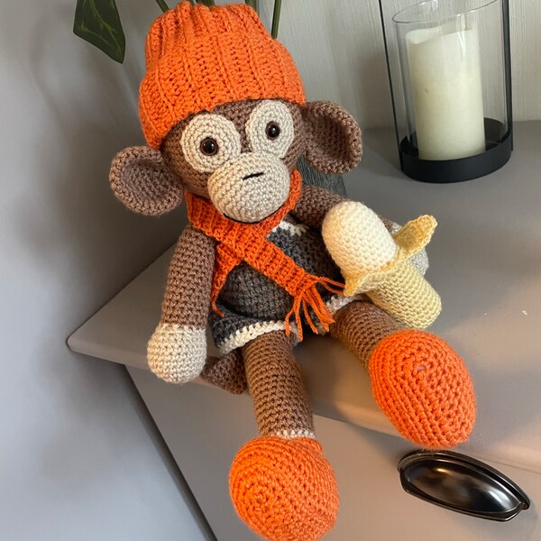 Amigurumi Crochet Pattern PDF Monkey , Amigurumi Easy Pattern Safari ...