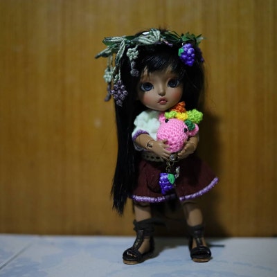 Fatiao Dollfie Lati Yellow Pukifee 5-6 Straight Long Hair Doll Wig ...