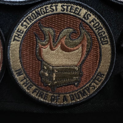 Dumpster Fire Morale Patch - Etsy