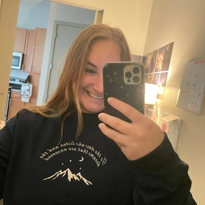 To the Stars Who Listen Embroidered Crewneck Sweatshirt Merch ACOTAR ...