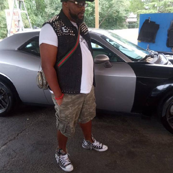 VEGAN LEATHER Crust Punk Jacket Disclose Framtid Physique D-beat Noise ...