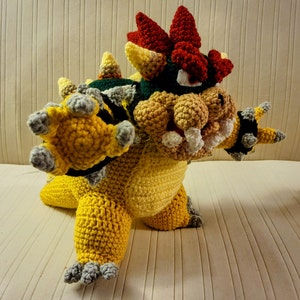 Bowser Crochet Pattern Amigurumi PDF ENGLISH Instructions - Etsy