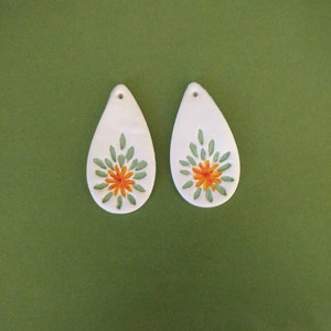Embossed Teardrop Pattern Flower Shape Polymer Clay Jewellery Cutter - Etsy