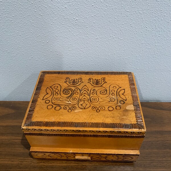 Antique Handmade Wooden Box-red Cross, Wooden Cabinet From 20s, Medical ...