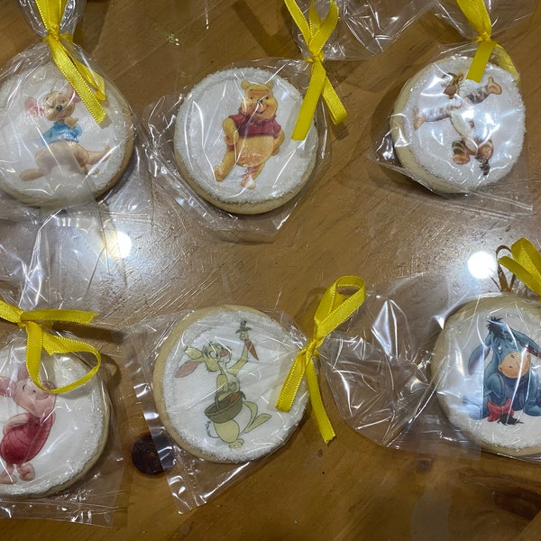 Pooh Cookies; Baby Shower; One Dozen - Etsy