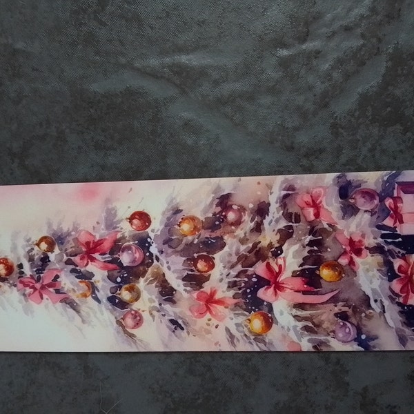 20 Cute Pink Christmas Printable Bookmarks | Digital Download JPG ...