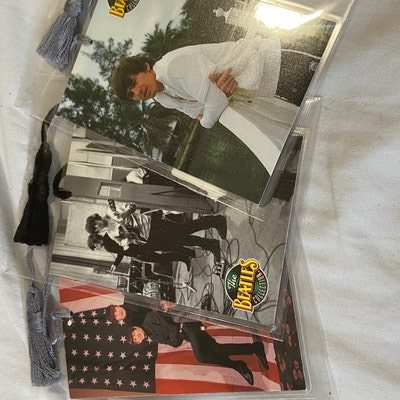 Beatles Bookmarks Album Covers Upcycled Trading Cards Handmade John ...