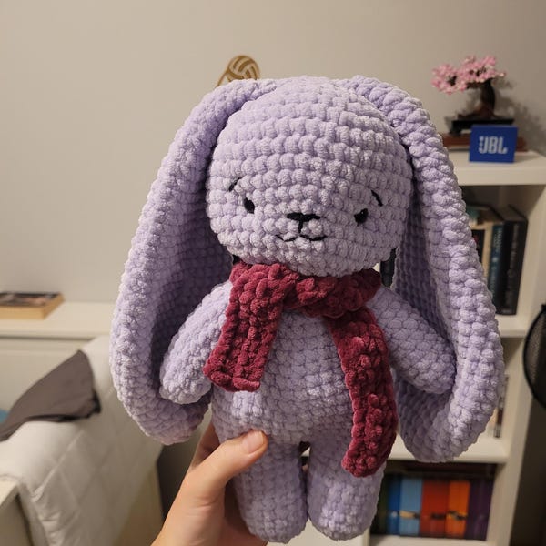 Crochet Pattern Bunny, Amigurumi Easter Plush Bunny Tutorial, Crochet ...