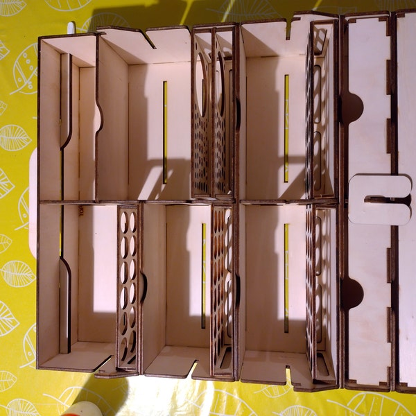 Modular Storage Paint Rack Cabinet Organizer Drawers Miniature GW ...