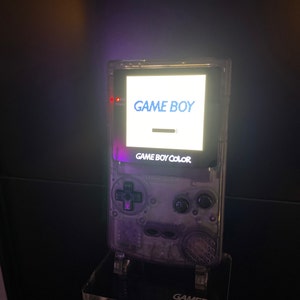 Custom Backlit Nintendo Gameboy Color Clear Green/black by ...